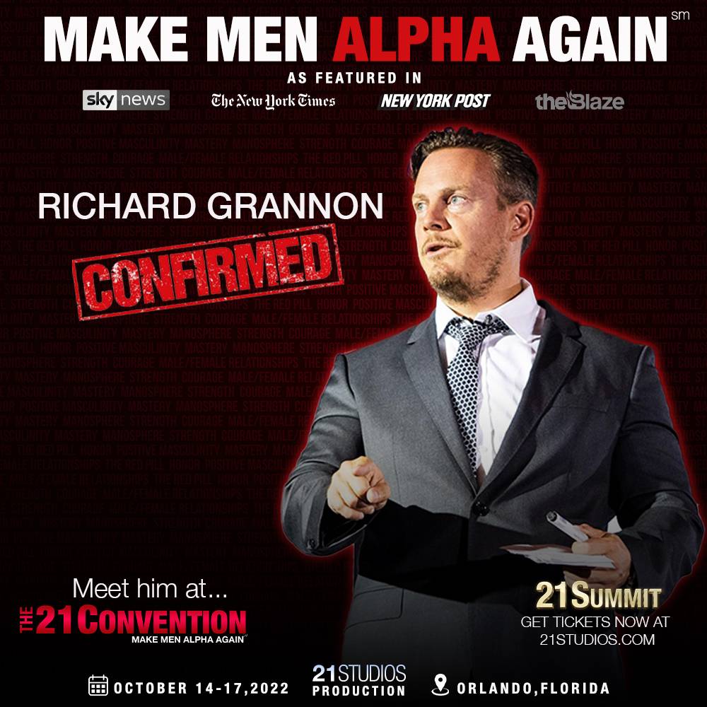 The 21 Convention 2022: Make Men Alpha Again – 21 Studios and The 21 ...